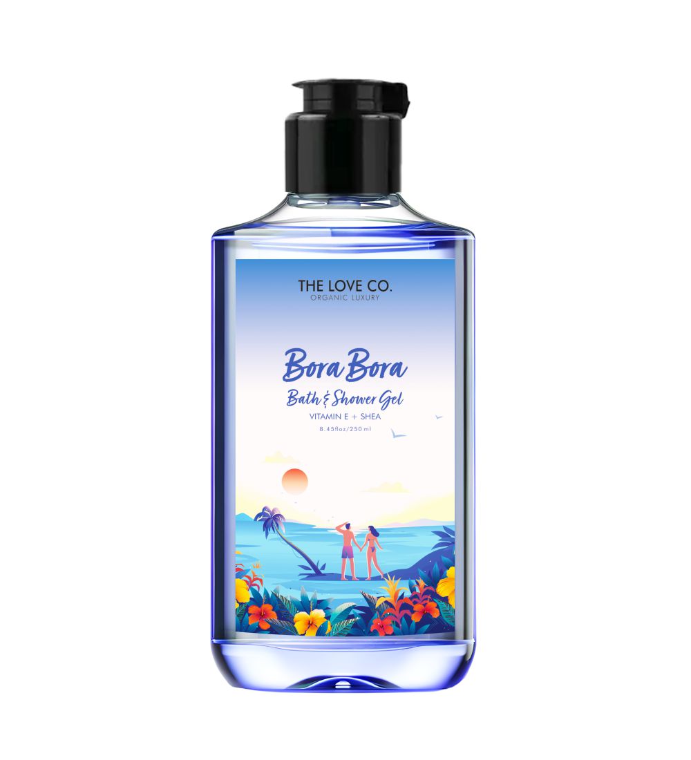 Buy The Love Co Bora Bora Shower Gel | Travel Edition | 250 ml